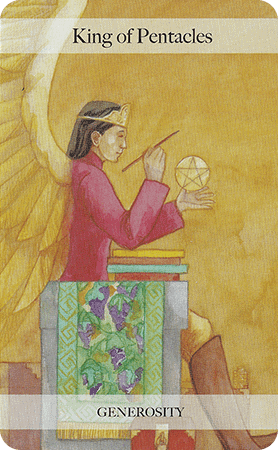 King of Pentacles: Generosity - Angel Oasis