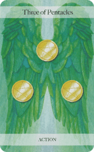 Three of Pentacles: Action - Angel Oasis